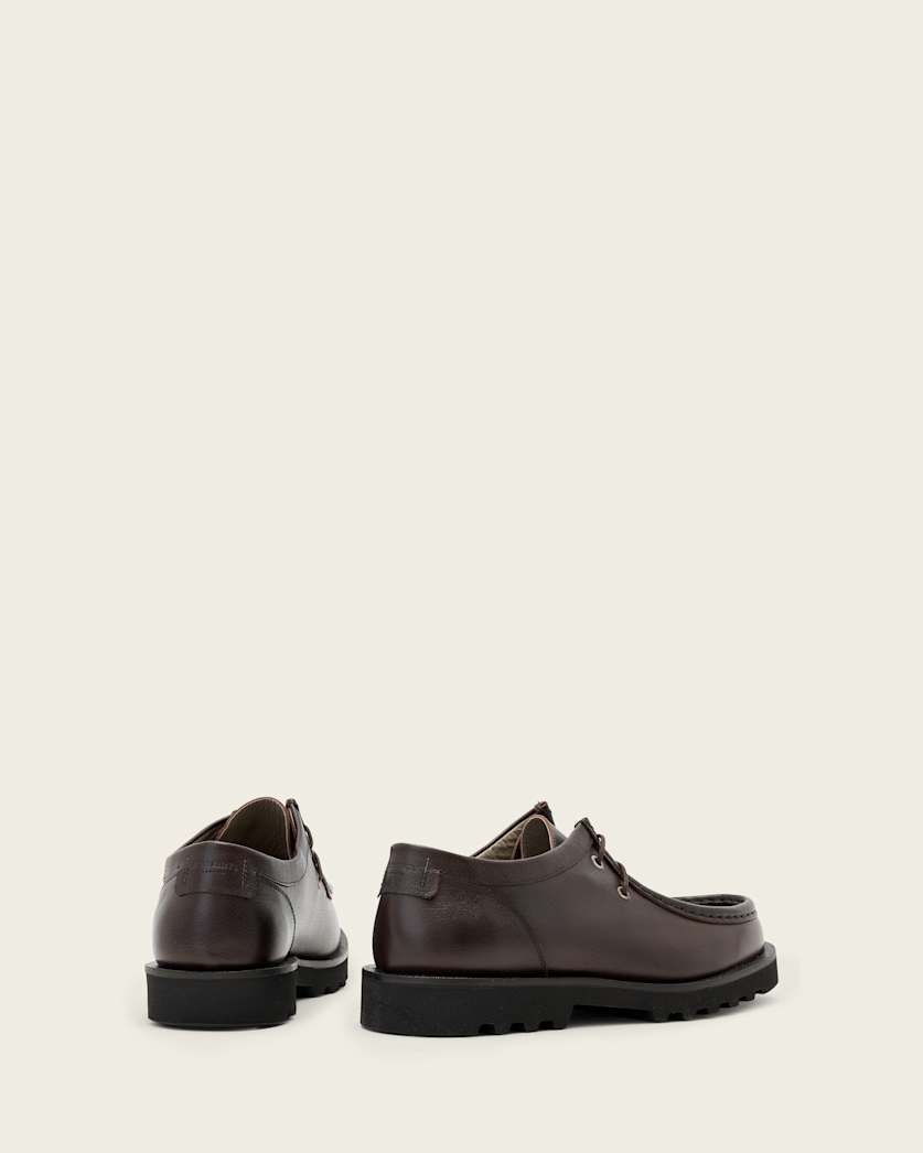 Skiff Apron Leather Shoes OXBLOOD RED | ALLSAINTS Canada